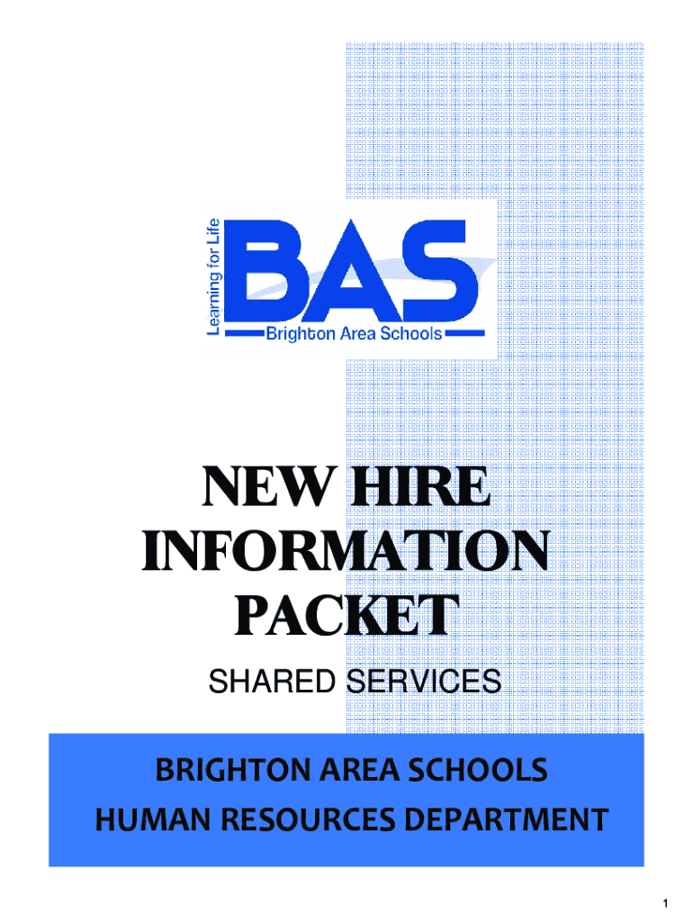 Fillable Online What Goes Into a Great New Hire Packet? Fax Email Print ...