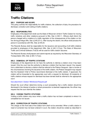 Fillable Online 516 Traffic Citations - Fontana Police Department Fax ...