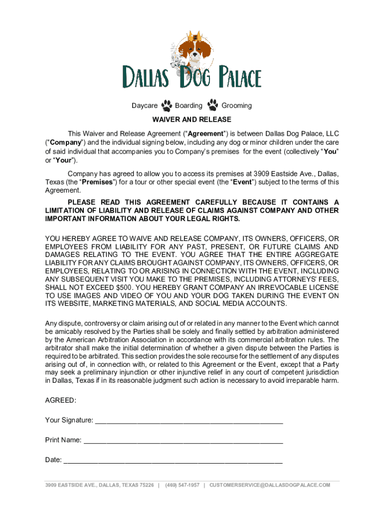 Fillable Online Boarding Waiver and Consent Form Fax Email Print - pdfFiller