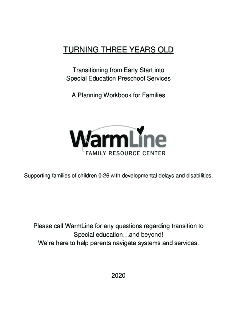 Fillable Online TURNING THREE YEARS OLD Fax Email Print - pdfFiller