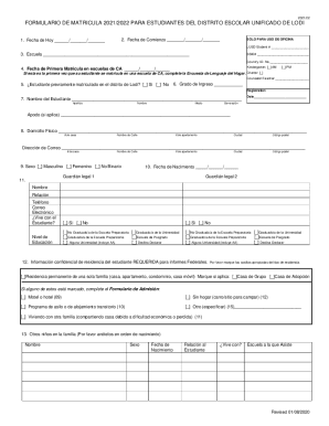 Completable En línea lodi unified school district 2021/2022 new student ...