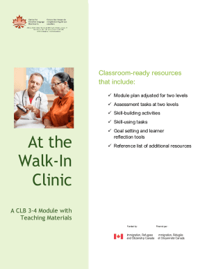 Fillable Online CLB-3-4-At-the-Walk-in-Clinic.pdf - PBLA Practice ...
