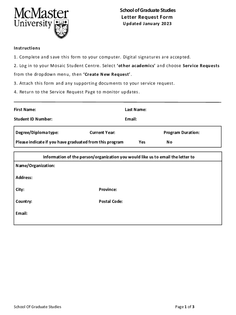 Fillable Online letter request form Fax Email Print - pdfFiller