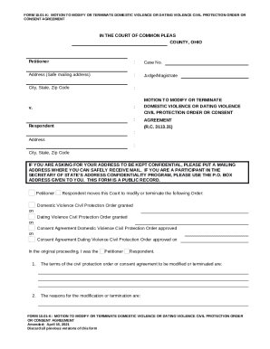 Motion To Modify Or Terminate Domestic ... - s Workflow Doc Template ...