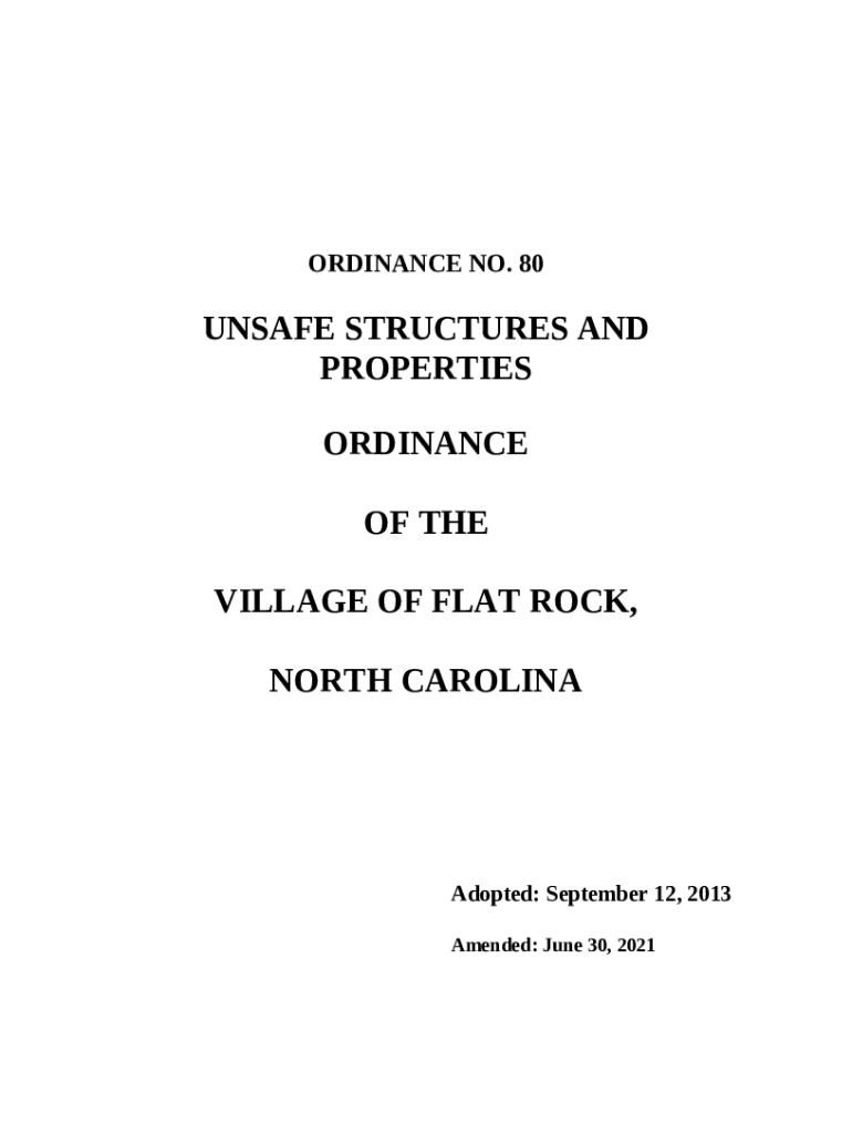 TREE ORDINANCE Doc Template | pdfFiller