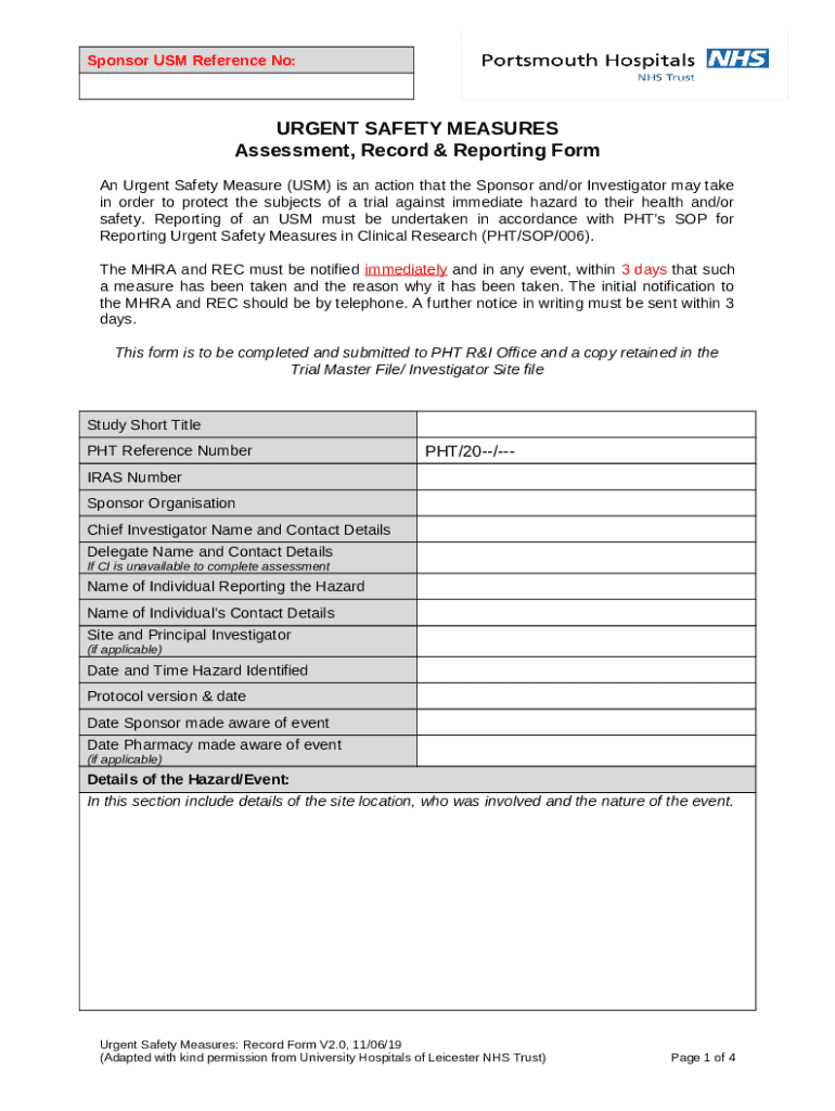Study Breach Record Doc Template | pdfFiller