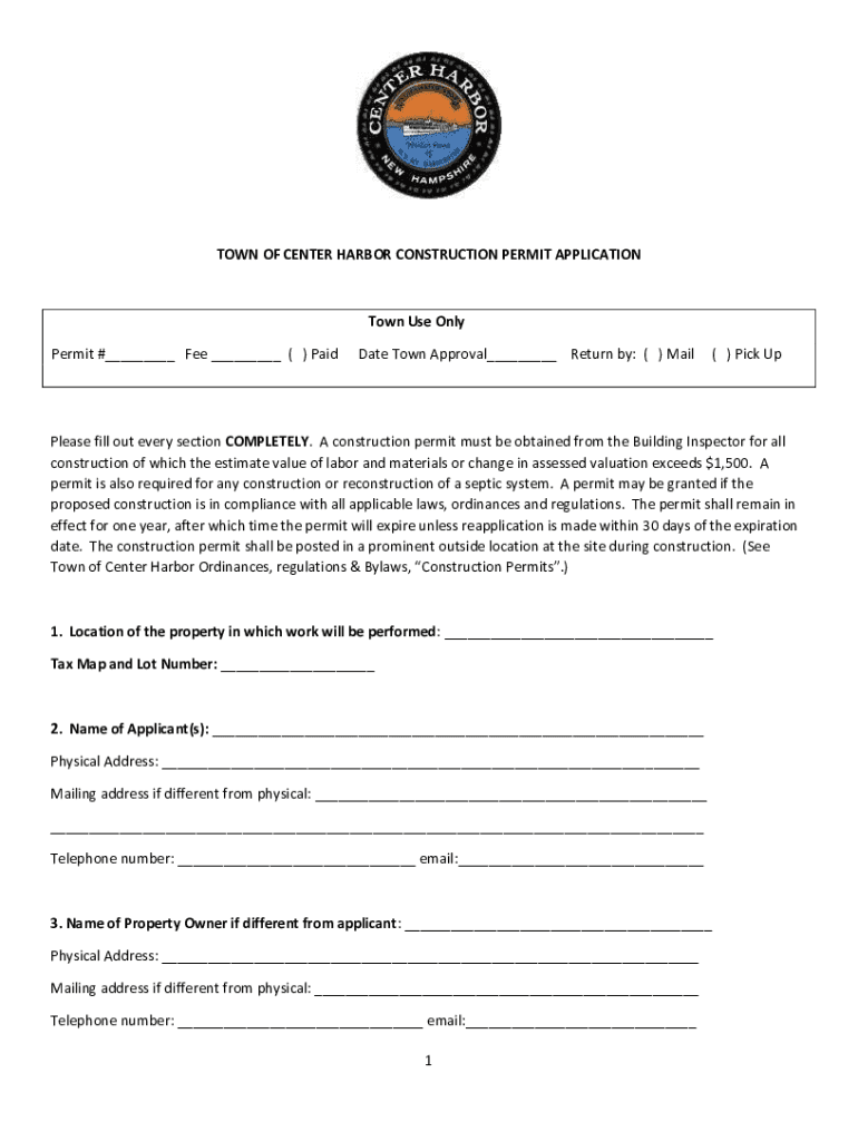 Fillable Online Code Enforcement-Building Department Fax Email Print ...