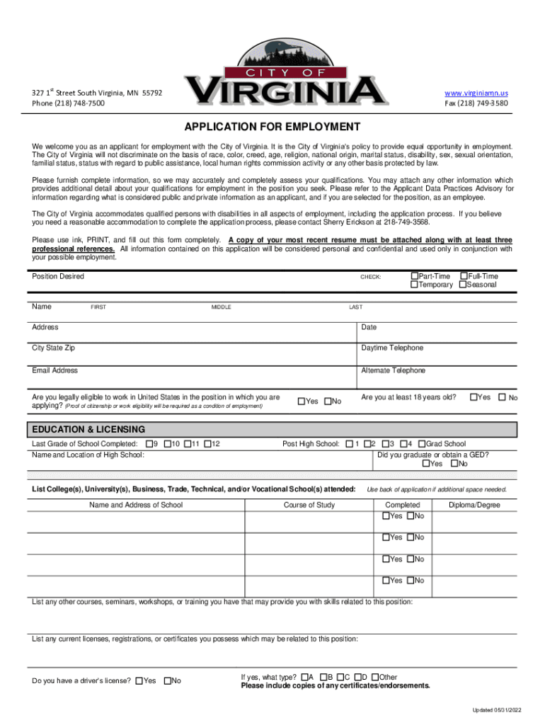Fillable Online Virginia Fire Department Fax Email Print - pdfFiller