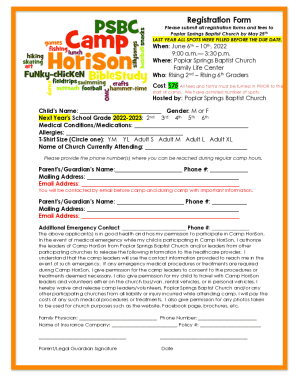 Fillable Online 2022 - Registration Form.docx Fax Email Print - pdfFiller