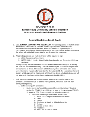 HCCS Student Participation Doc Template | pdfFiller