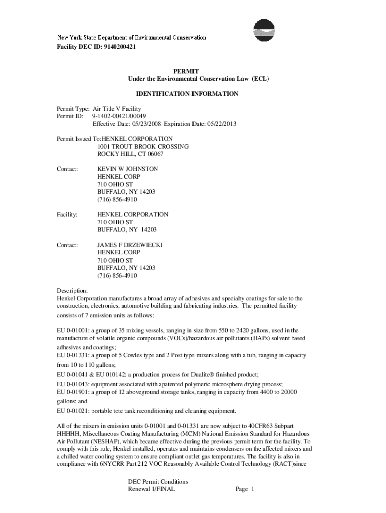 Fillable Online Approval of Clean Air Act Operating Permit Program ...