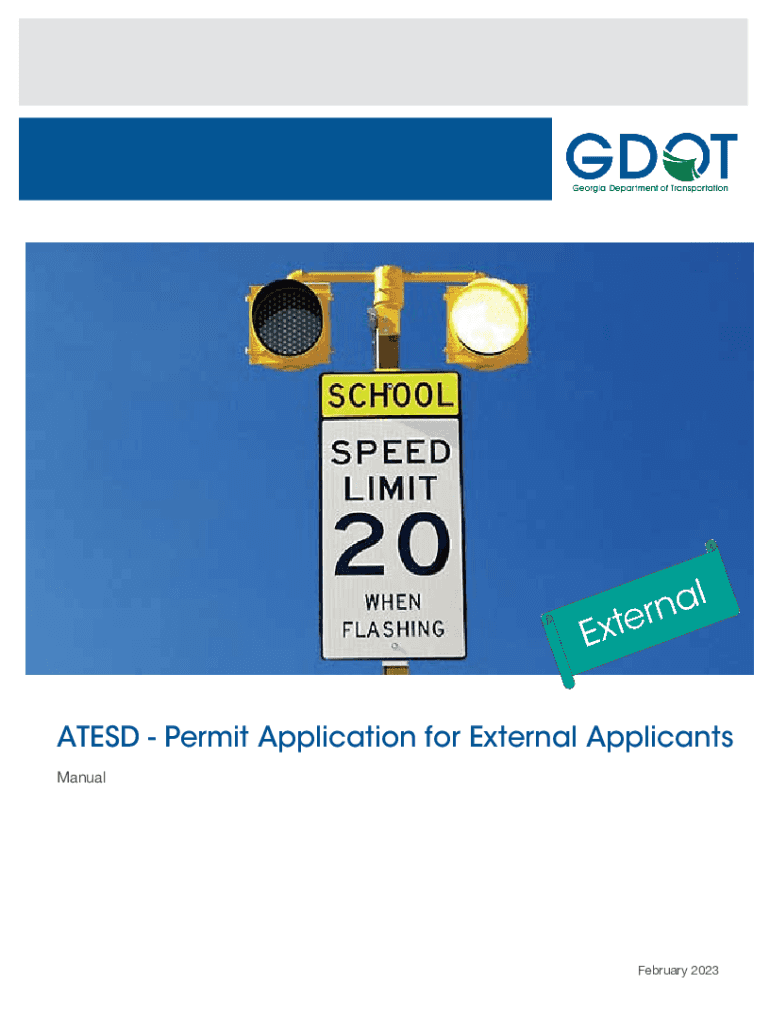 Fillable Online ATESD - Permit Application for External Applicants ...
