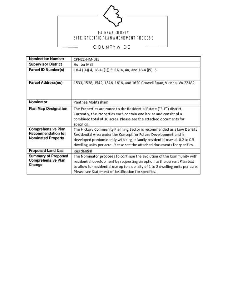 Fillable Online Site-Specific Plan Amendment Process - Nomination PC17 ... Fax Email Print ...