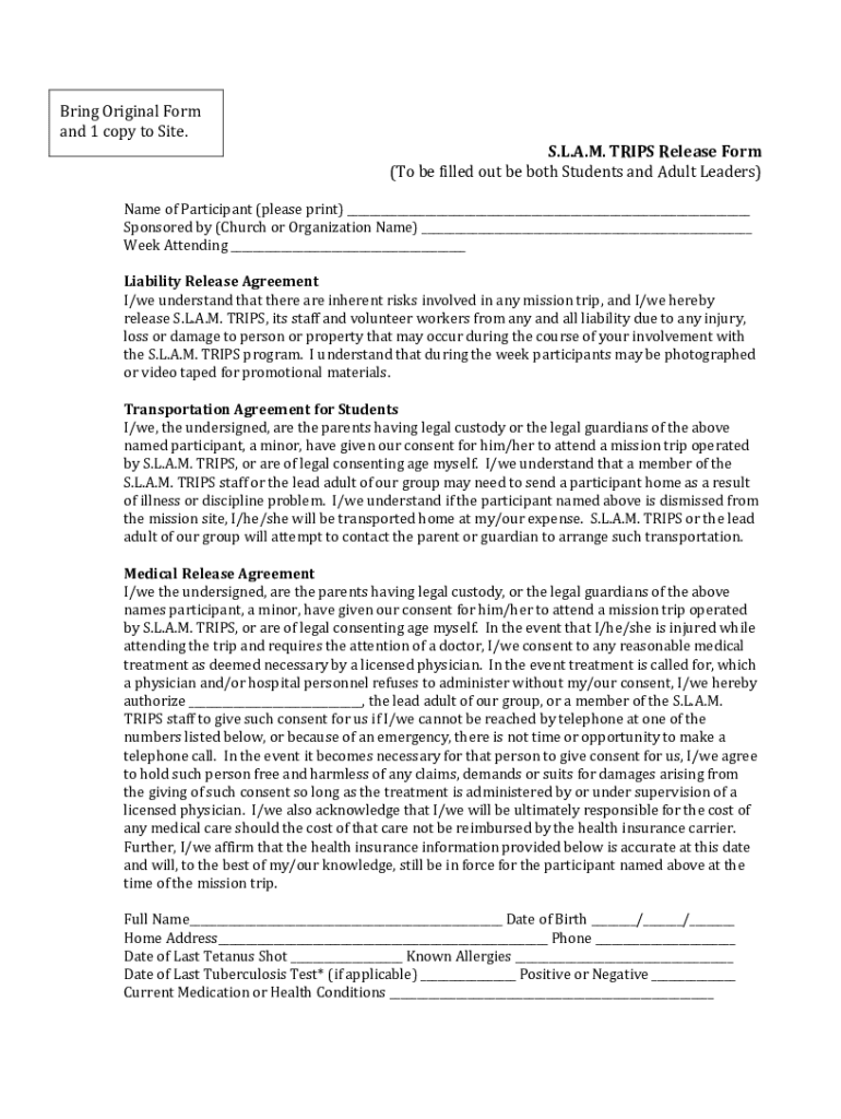 Fillable Online Slam-Forms-Master Fax Email Print - pdfFiller