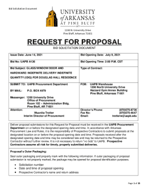 Fillable Online Bid Solicitation Document Fax Email Print - pdfFiller