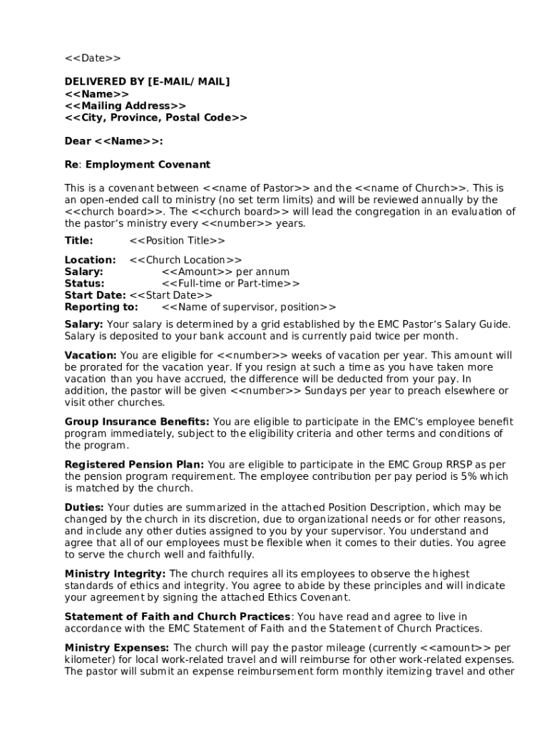 baptist union baptist church pastor application Doc Template | pdfFiller