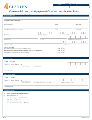 Fillable Online Application Form Commercial Mortgage Loan ... Fax Email ...