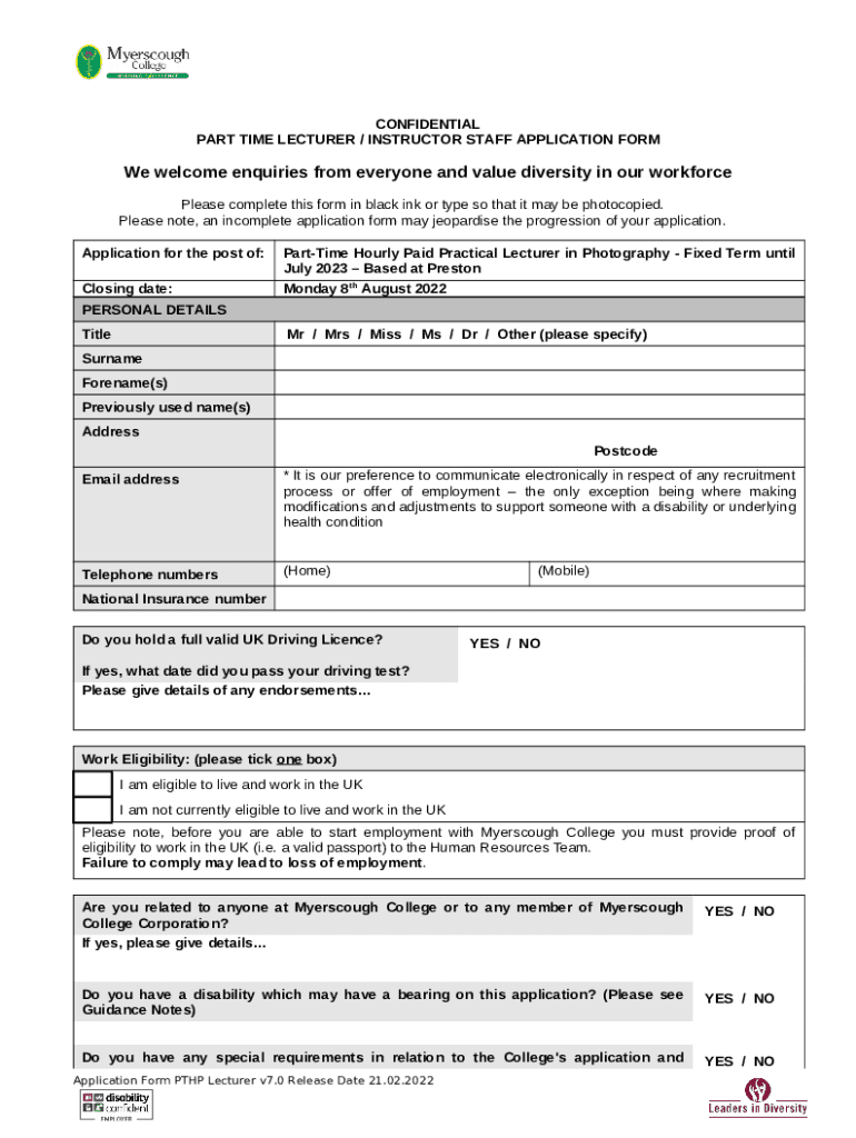 Diversity and Inclusion: Getting Candidates to Self-Identify Doc ...