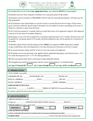 Fillable Online SACCO LOAN FORM.docx Fax Email Print - pdfFiller