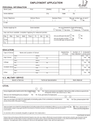 Fillable Online Apprenticeship Emplyment Application.pdf Fax Email ...