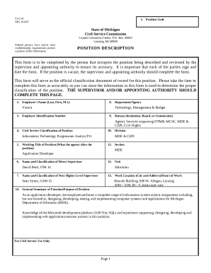 Application Developer ITPA P11. MCSC Position Description Doc Template ...