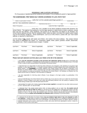 Fillable Online RESIDENCY AFFIDAVIT STATE OF OHIO Fax Email Print ...