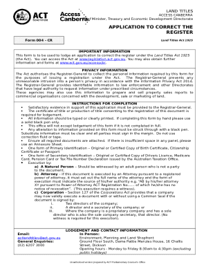 s and fees - Access Canberra - ACT Government Doc Template | pdfFiller