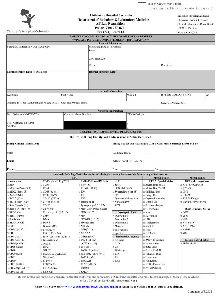 Fillable Online Anatomical pathology lab requisition (.pdf) Fax Email ...