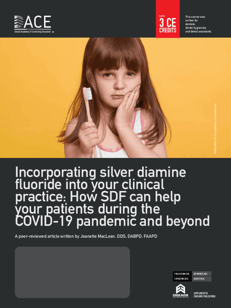 Fillable Online Silver Diamine Fluoride Application by Dental Hygienists Fax Email Print - pdfFiller