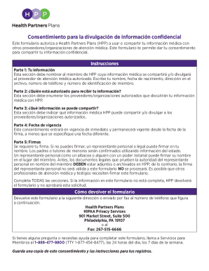 Completable En línea Consentimiento para la divulgacin de informacin ...