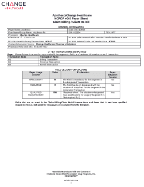 NCPDP VERSION D CLAIM BILLING/CLAIM REBILL - Humana Doc Template ...