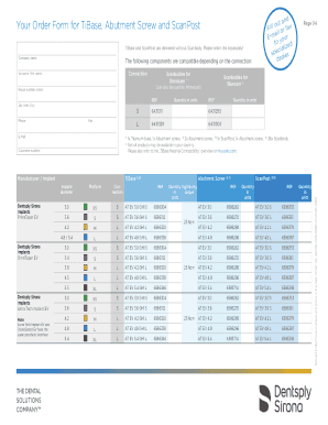 Fillable Online Tibase Order Form - Fill Online, Printable, Fillable ...