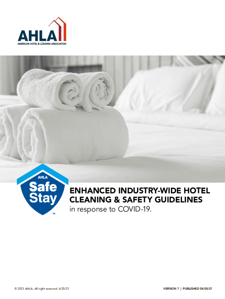 Fillable Online AHLA launches Safe Stay for enhanced industry-wide ...