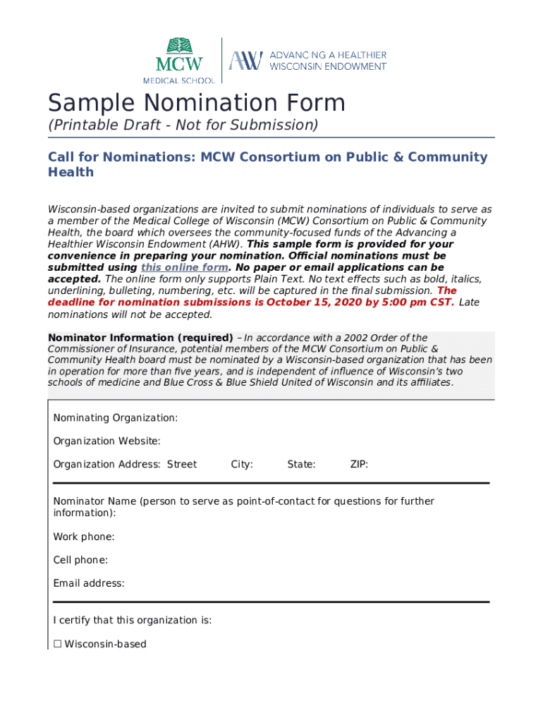 2021 ASC Innovation & Leadership Awards Nomination Doc Template | pdfFiller