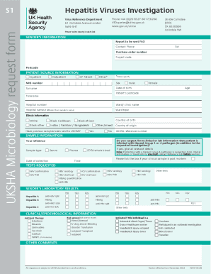 Fillable Online Hepatitis viruses investigation request form Fax Email ...