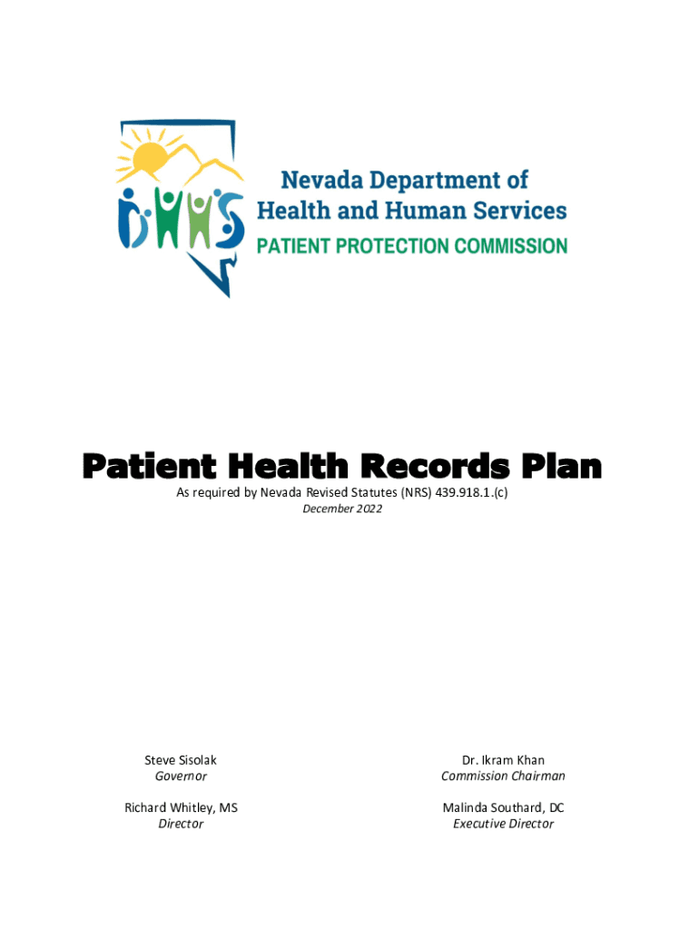 Fillable Online Patient Protection Commission Patient Health Records ...