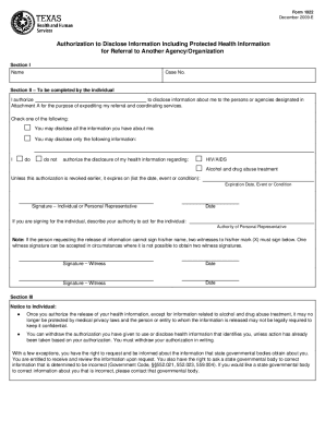Fillable Online Authorization to Disclose Information Including ...