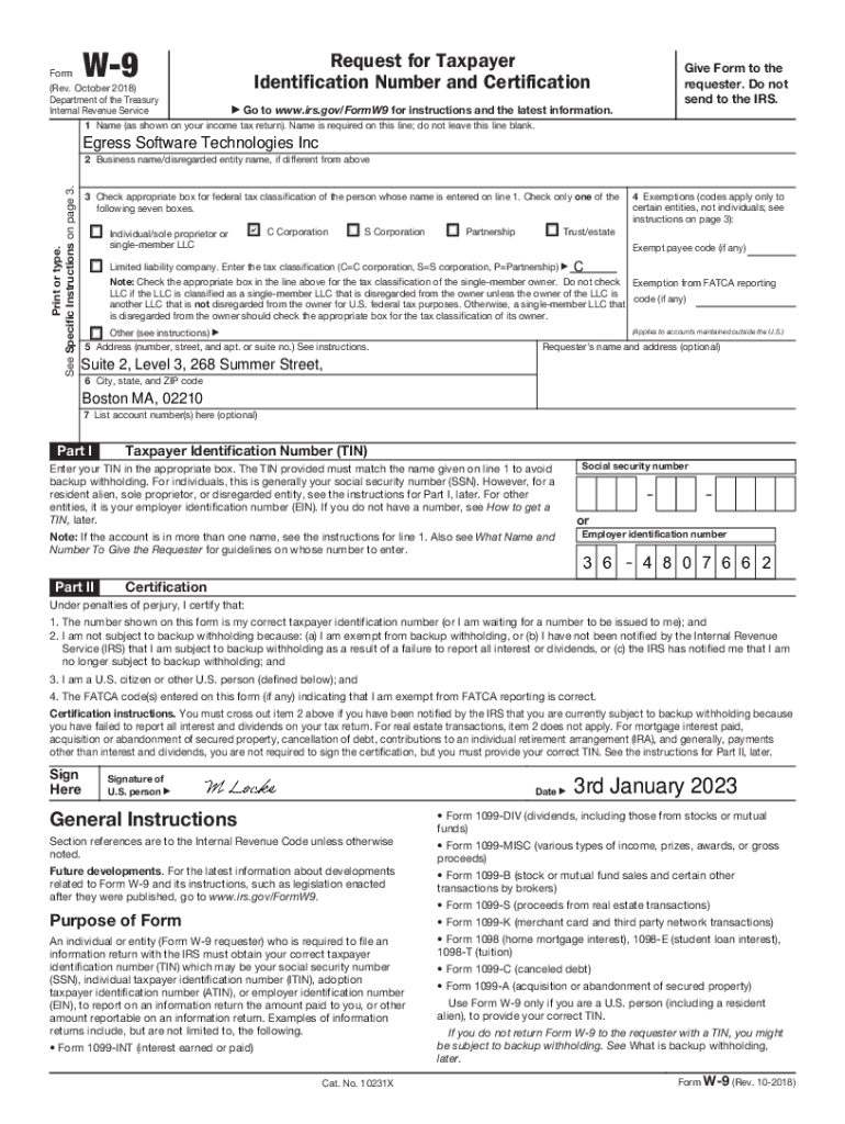 Fillable Online W-9 Form Fax Email Print - pdfFiller