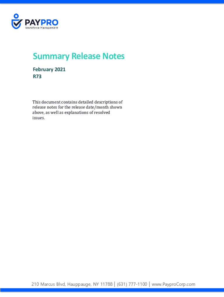 Fillable Online How to Write Helpful Release Notes (+Examples, Tips ...