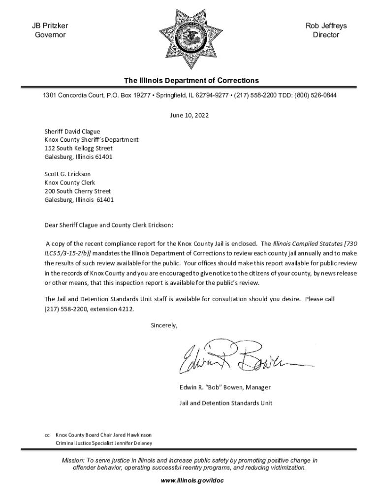 Fillable Online 2013 Knox County Jail Inspection Report Fax Email Print ...