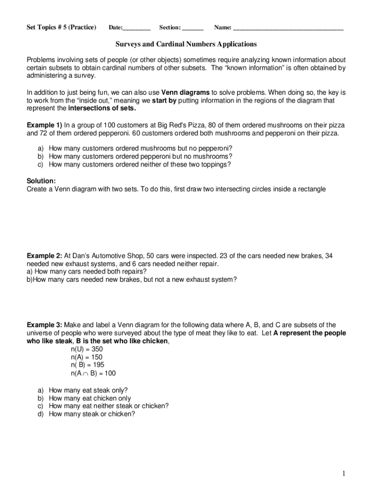 Fillable Online Introduction to Set Theory (1 of 3: Topic Rationale ...