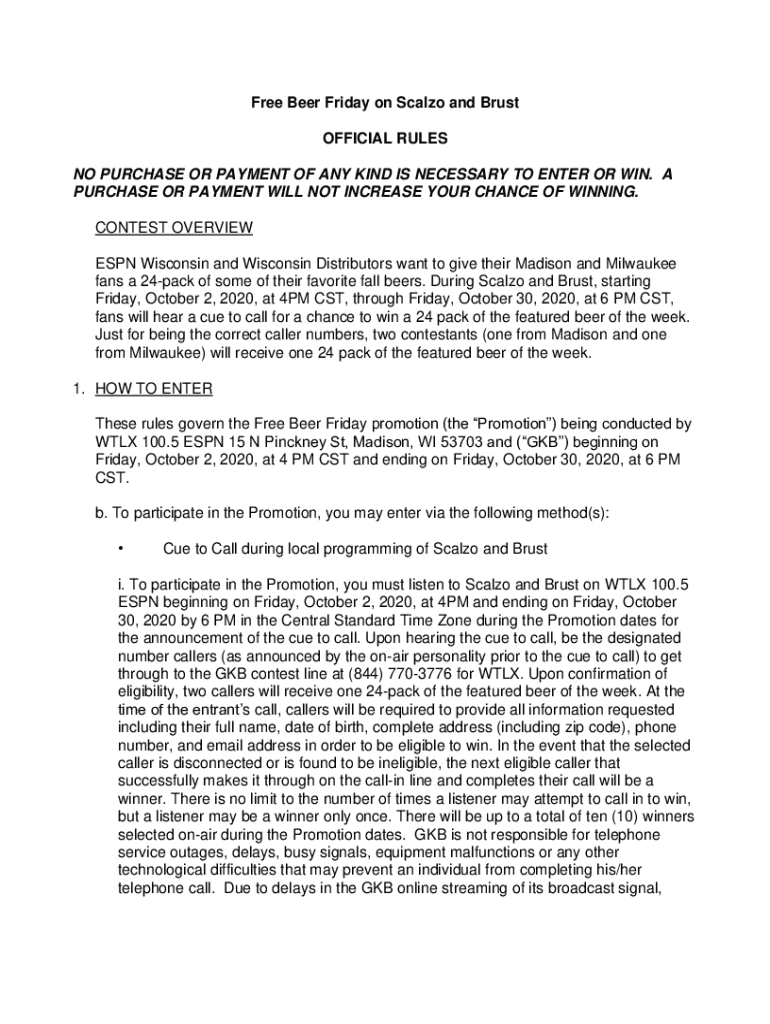 Fillable Online ESPN Madison - We're here to bless your Friday timeline ...