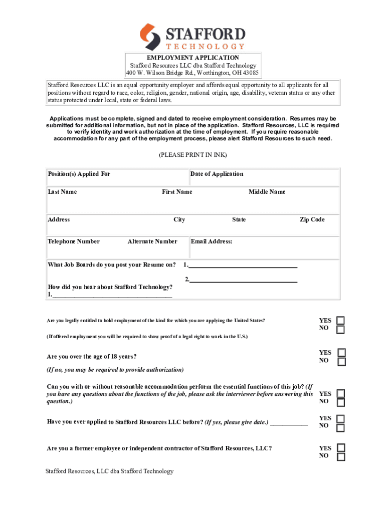 Fillable Online Application-Employment-Agreement- ... Fax Email Print ...