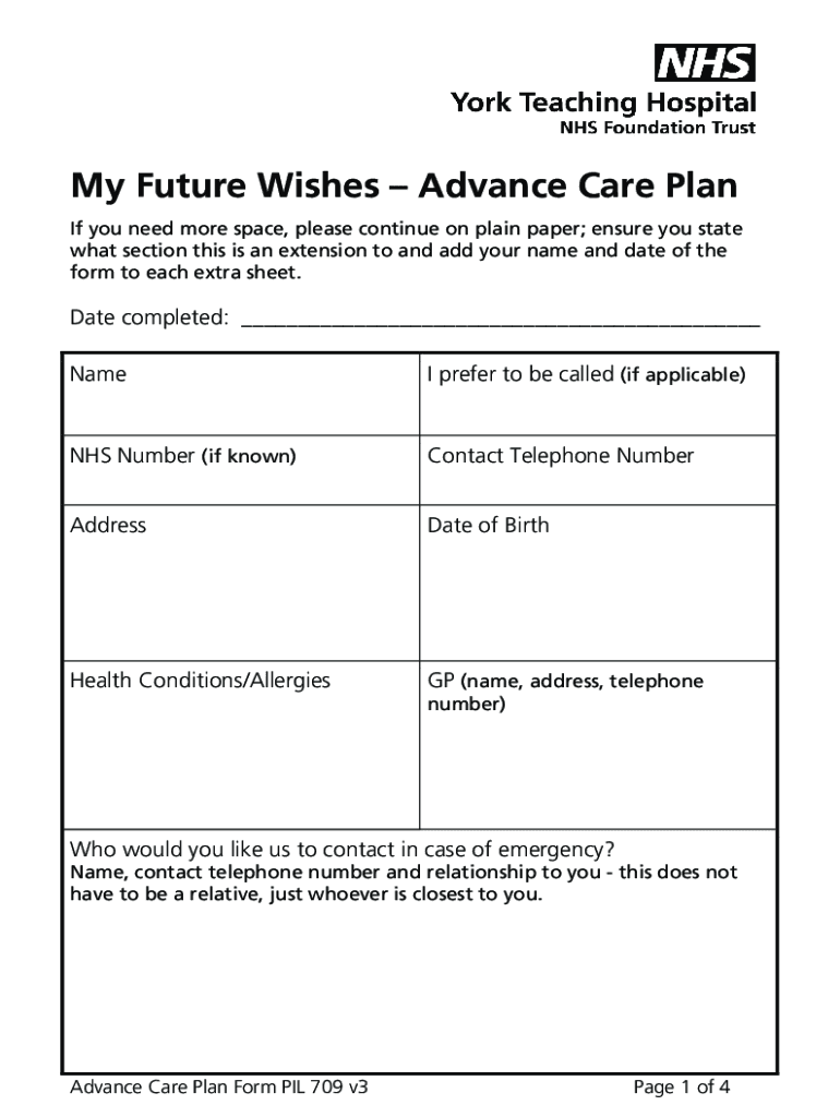 Fillable Online Advance care planning conversations with palliative patients Fax Email Print ...