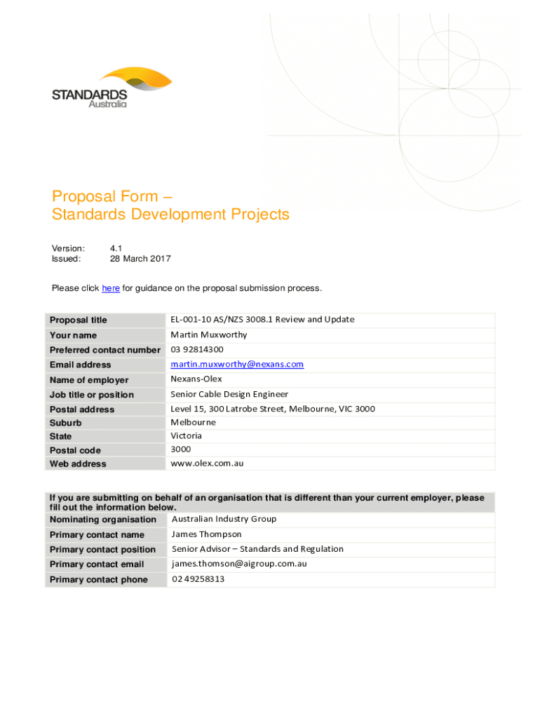 Fillable Online EL-001-10 AS/NZS 3008 Fax Email Print - pdfFiller