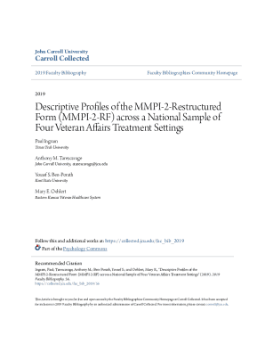 Fillable Online Descriptive Profiles of the MMPI-2-Restructured Form ...
