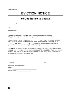 Fillable Online EVICTION CHECKLIST 1. Serve tenant with Notice (form ...