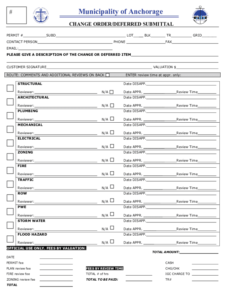 Fillable Online field change order form Fax Email Print - pdfFiller