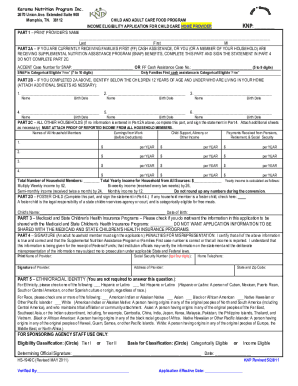 Fillable Online Income Eligibility Application for Child Care Home Provided Fax Email Print ...