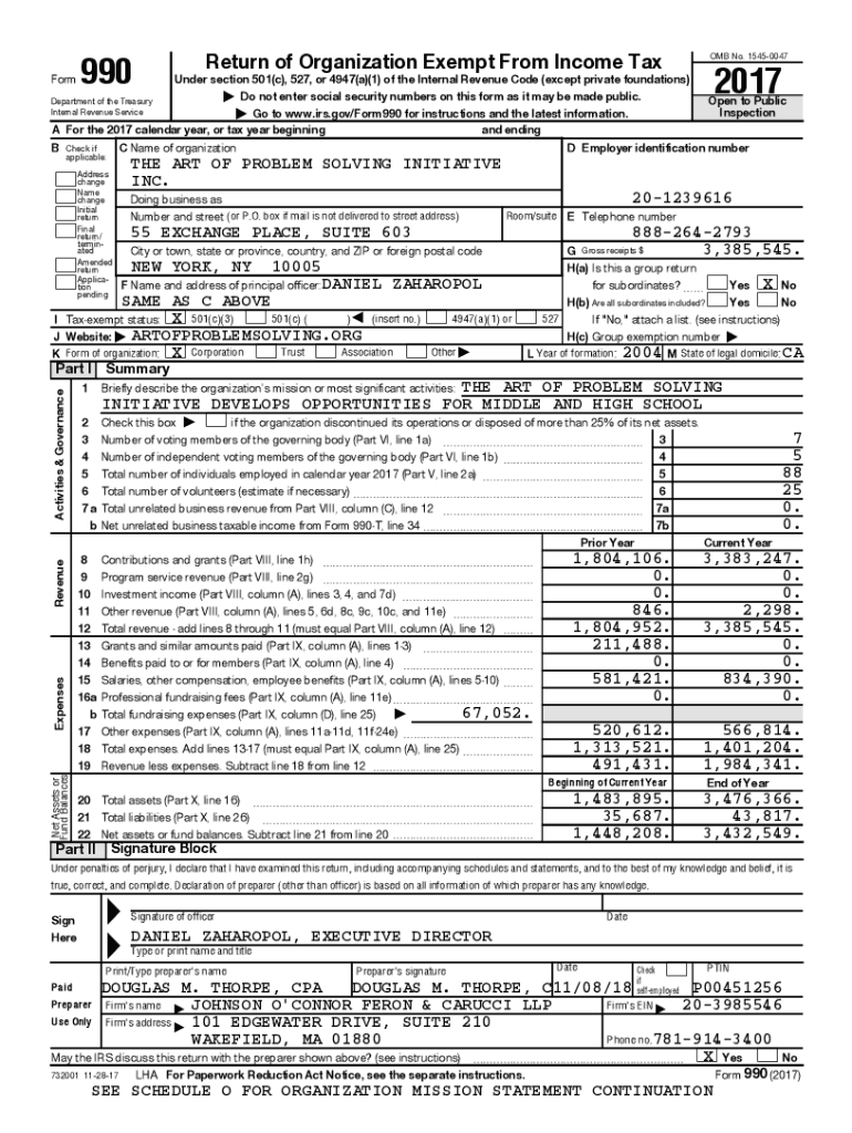 Fillable Online ****************************** FEDERAL FORM 990 ... Fax ...